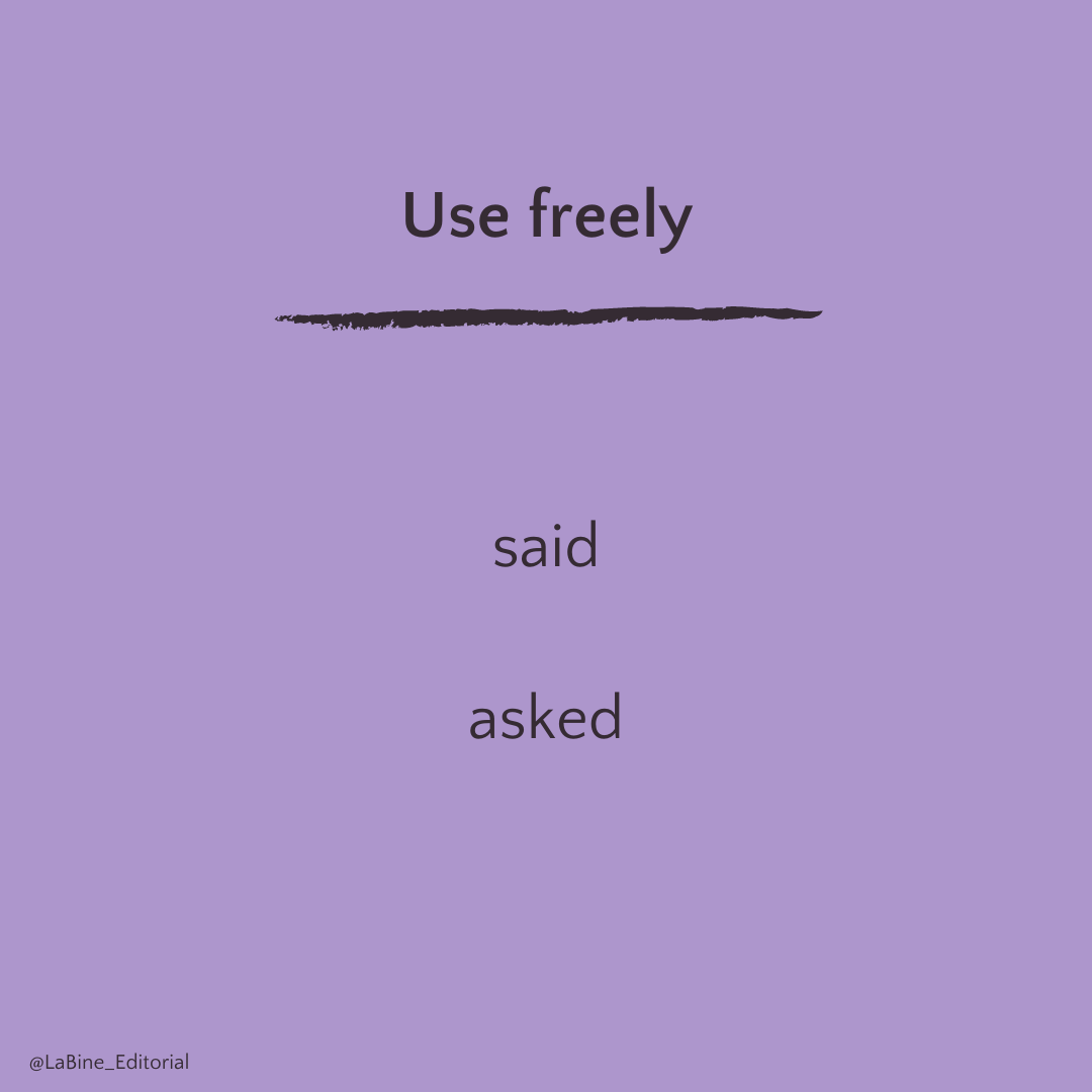 Dialogue Tags - LaBine Editorial